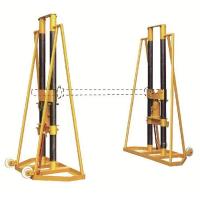 Quality 15T - 20T Cable Handling Equipment / Cable Drum Hydraulic Reel stand for sale