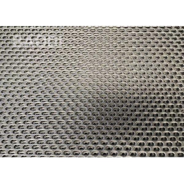 Quality 2m Length Galvanized Cnc Punching Perforated Metal Mesh Steel Net Screen for sale
