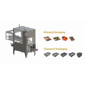Quality Industrial 0.6MPa Pneumatic Top Loaded Robotic Bag Case Packer for sale