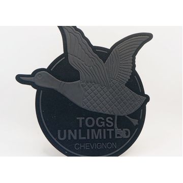 Quality Debossed 300psi 3M Reflective Labels Iron On Patches For Jeans for sale