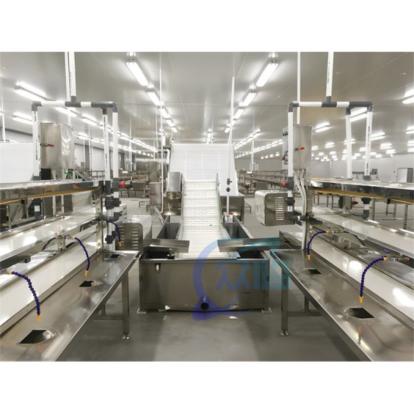 Quality 3KW Stable Shrimp Processing Machine 10000x1150x1550mm Practical for sale