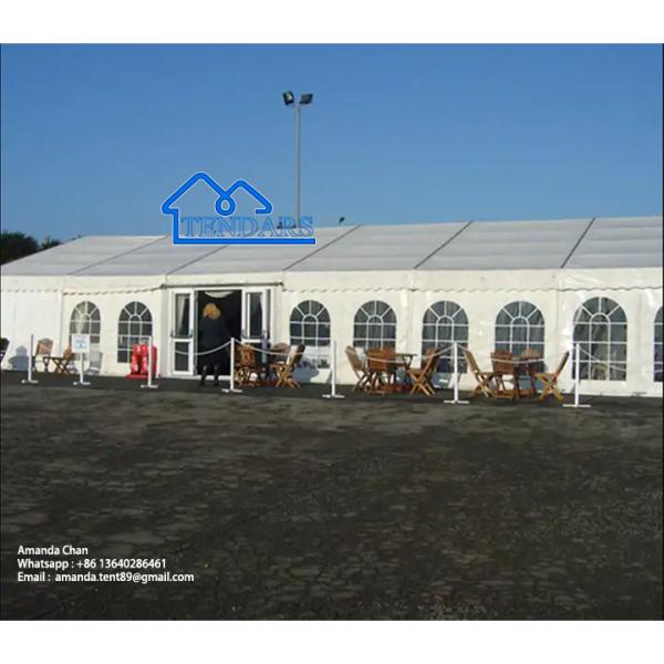 Quality Removable BBQ Party Marquee Tents Galvanized Framework PVC Fabric Sidewall for sale