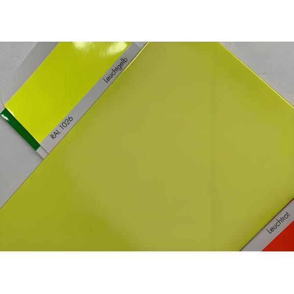 Quality Fluorescent Thermoset Epoxy Polyester Powder Coating Paint UV Resistant for sale