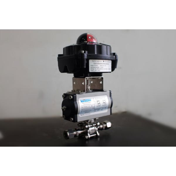 Quality Medical Industry Pneumatic Air Control Valve / Sanitary Stainless Steel Ball for sale