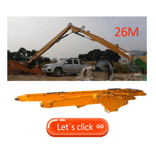 Quality Customized Long Boom Arm For PC336 Excavator Boom Demolition Work for sale