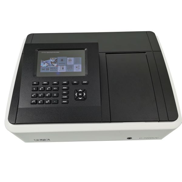 Quality 7 Inch LCD Screen Visible Halogen Lamp Spectrophotometer for Medical Lab for sale