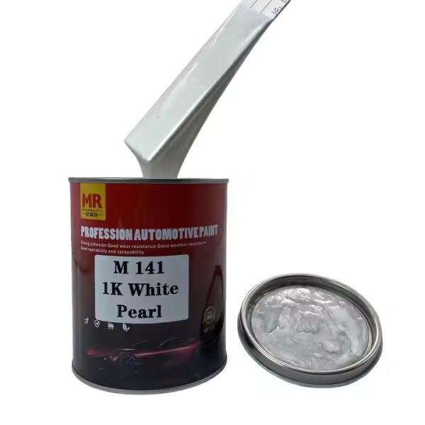 Quality M141 1K Pearl White Automotive Paint Ultra Fine Pearlescent Car Paint UV Protection for sale