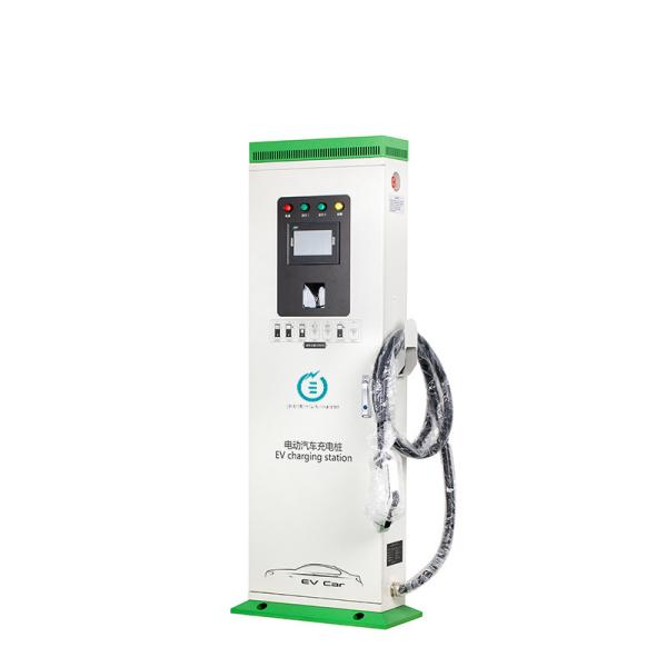 Quality 30Kw Galvanized Commercial DC EV Charging Station Anti Reflection for sale