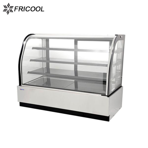 Quality Triple Glazed Refrigerated Pie Pastry Chiller Display Case 23 CU.FT for sale