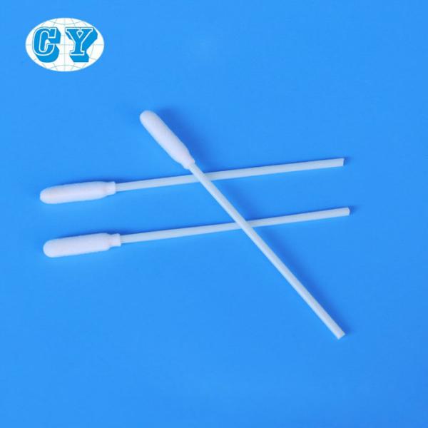 Quality 150mm Disposable Sterile Nylon Flocked Swab Foam Cleaning Cotton Swab for sale