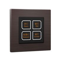 Quality Hotel Room Modbus Wall Switch Electrical Button For Light Control for sale