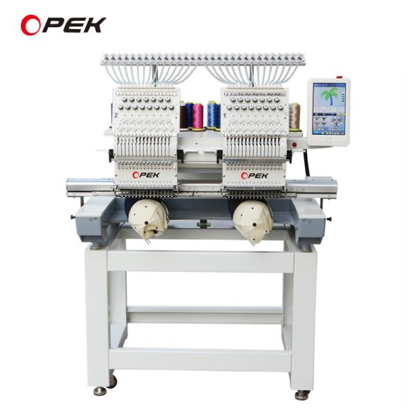 Quality 2 Heads Flat Computerized Embroidery Machine for Garment Durable and Long for sale
