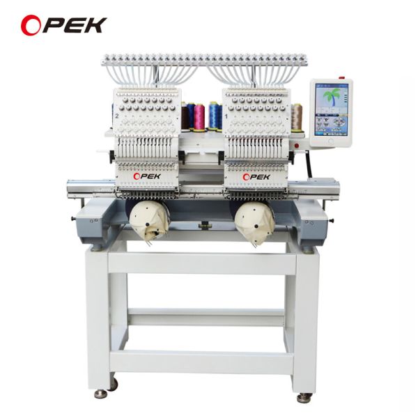 Quality 2 Heads Flat Computerized Embroidery Machine for Garment Durable and Long-lasting for sale
