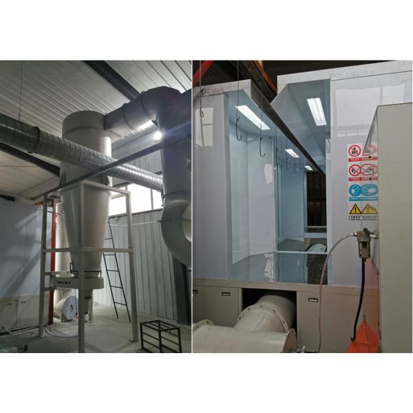 Quality Quick Color Change Electrostatic Powder Coating Spray Booth Length 2600mm for sale