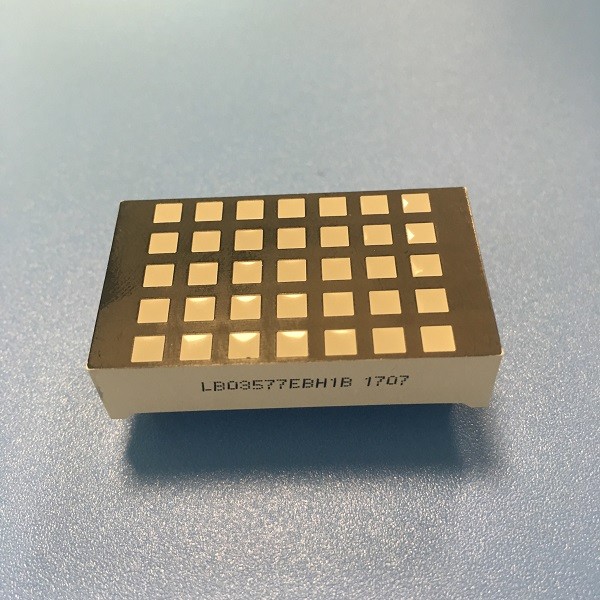 Quality Ultra Blue 3mm 5X7 Dot Matrix Led Display Row Cathode For Elevator Position for sale