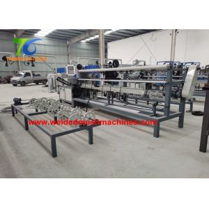 Quality 4000mm Width Fully Automatic Chain Link Fence Machine CNC PLC Controller for sale