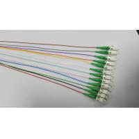Quality Customized SM Fiber 0.9mm LC APC Pigtail G657A Fiber Optic Patch Cord for sale
