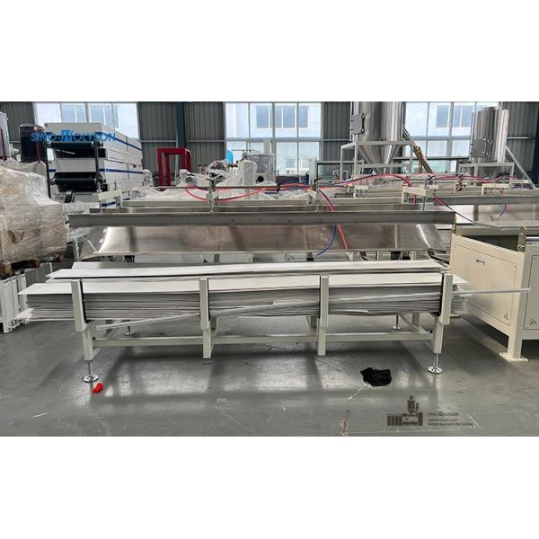 Quality 110kw 50-200mm Plastic Extrusion Panel Wall Ceiling Production Line PVC Panel for sale