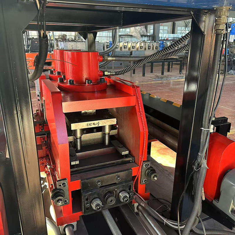 Cable tray punching machine side view