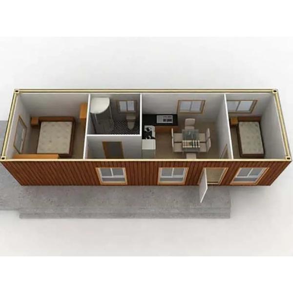 Quality Office Sandwich Panel House Prefabricated Container Restaurant with Kitchen for sale