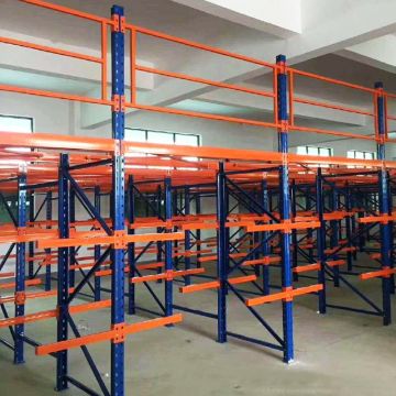 Quality Cantilever Rack For Long Products Cantilevered Mezzanine Rack Warehouse Storage for sale
