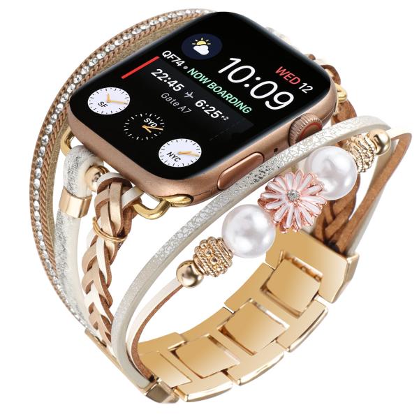 Quality DHL.UPS.FEDEX.EMS Trendy Zou Chrysanthemum Decorative Smart Watch Band for sale