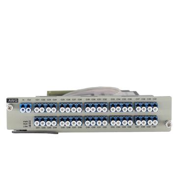 Quality 1U rack 100GHZ AWG 40 Wavelengths Multiplexing/Demultiplexing Card for high for sale
