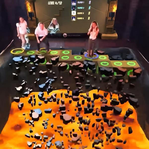 Quality Park Indoor Large Screen Is lava Games AR MR Projection Room Interactive Games for sale