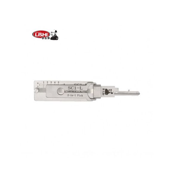 Quality Dropshipping Original Lishi SC1-L 2 in 1 Lockpicks Blank Keys Pick for Schlage for sale
