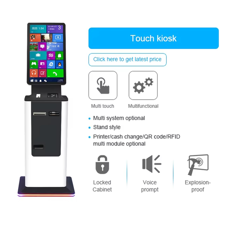Self Service Kiosk with Card Dispenser