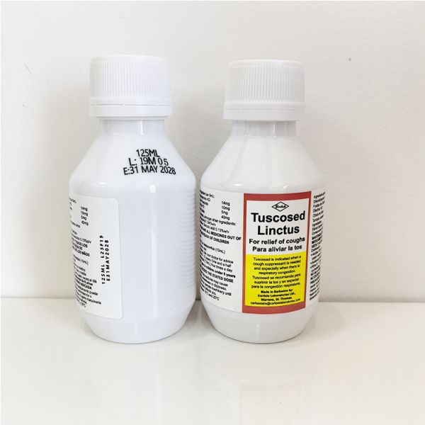 Quality Empty 125ml Tuscosed Linctus Bottle for sale