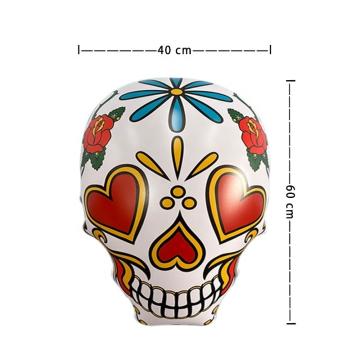 Quality Softball Fans' Must-Have Inflatable Halloween Sugar Skull Decoration For Yard for sale