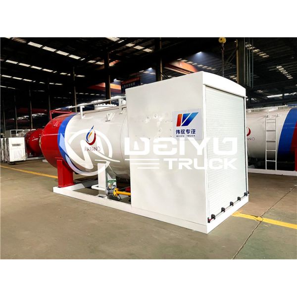 5 Ton 10m3 Skid Mounted LPG Gas Refilling Plant from China Factory
