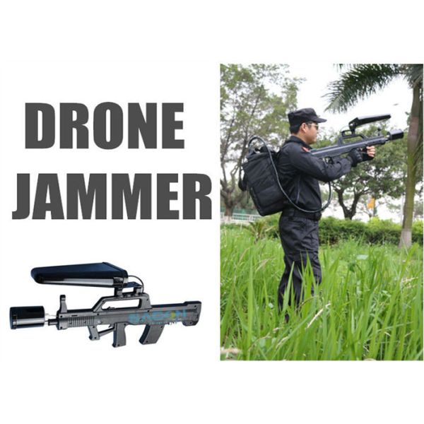 Quality 5.8Ghz / 2.4 Ghz Drone Jammer 15w , All In One Handheld Anti Drone Jamming for sale