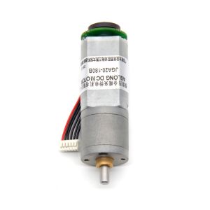 Quality 12v Dc Motor With Encoder JGA20-180B 12V 53RPM 1:150 12v Dc Motor Brushes 4mm for sale
