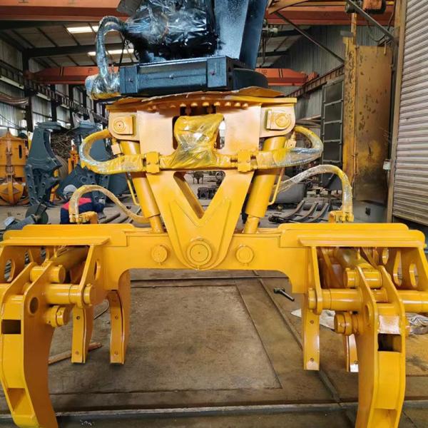 Quality grapple pipe pile grab excavator Pile Driver for sale