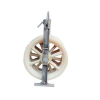 Quality 916mm Diameter MC Nylon Transmission Line Stringing Pulley Block With 5 Wheels for sale
