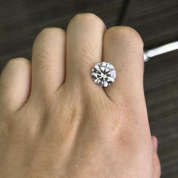 Quality 4.65CT G VS1 3EX Lab Grown Diamonds CVD Round Cut LG630433181 for sale