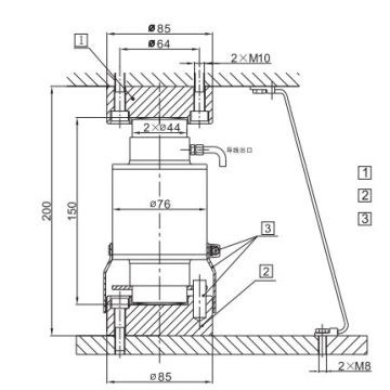 Quality Load Cell IN-C16 Truck Scale Analog Column weight force sensor Alloy Steel 40t for sale