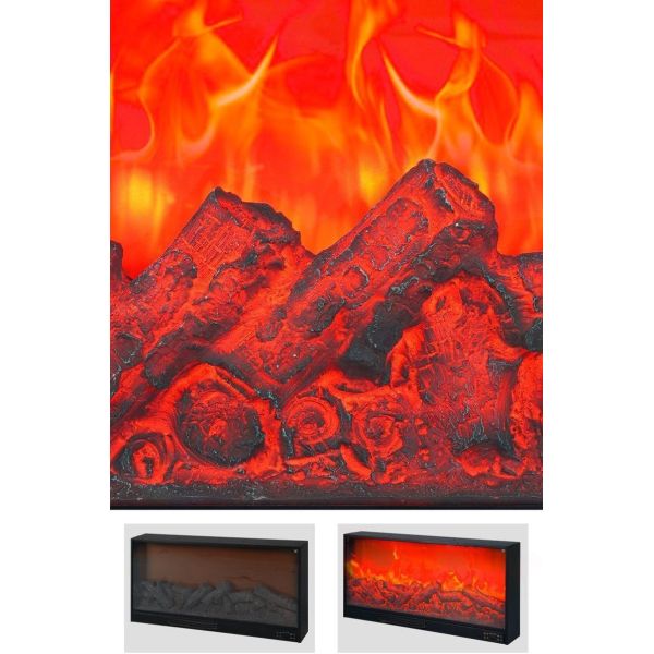 Quality Adjustable Thermostat Built-In Humidifier 3D Atomized Fireplace With Artificial for sale