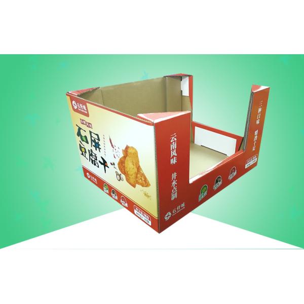 Quality EB Flute Stacked Up PDQ Display Strong Cardboard Trays for sale