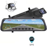 Quality Backup Video 10 inch IPS HD 1080P Car DVR Dash Cam With Night Vision for sale
