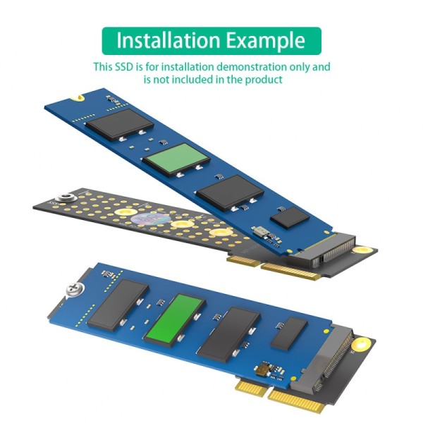 Quality M.2 (NGFF) Nvme SSD to Mini PCIe Adapter M.2 NGFF Key-M Adapter for sale