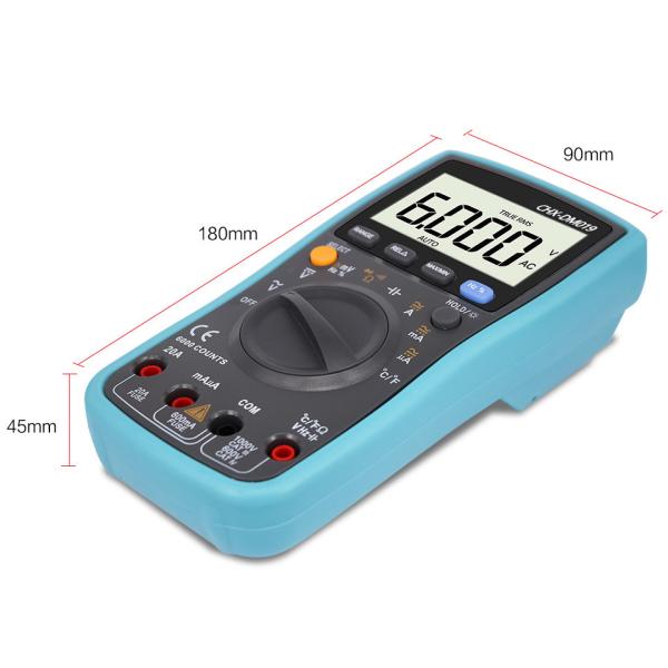 Quality High Accuracy LCD Digital Multimeter 10MΩ 0.1% 99% Duty Cycle for sale