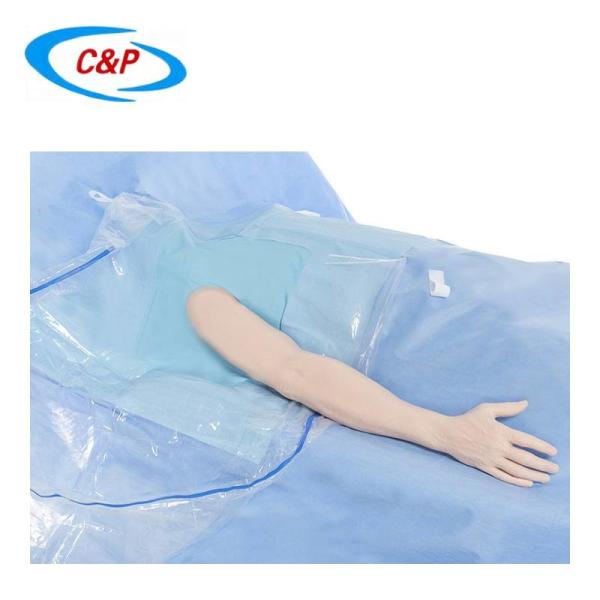 Quality ODM SMS Shoulder Arthroscopy Drape Shoulder U Drape With Pouch for sale
