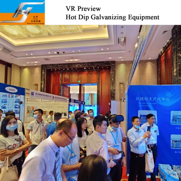 Quality VR Preview Hot Dip Galvanizing Production Line with Customized Design for for sale