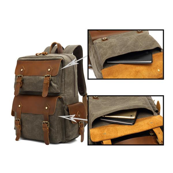 Quality Waterproof Cowhide Travel Duffel Backpack for sale