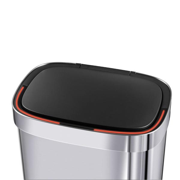 Quality Rectangle Household Smart Sensor Bin Induction Type Automatic Trash Can for sale