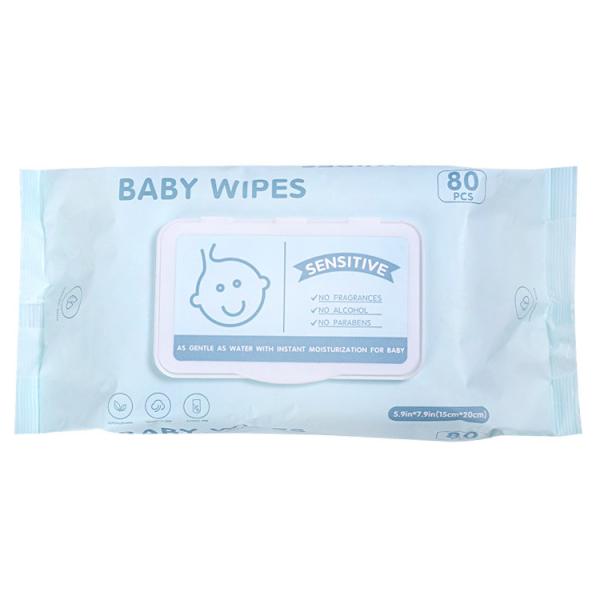Quality Non-Woven Alcohol-Free Antibacterial Wet Wipes for Babies Gentle and Non-Irritating for sale