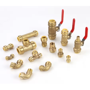 Quality Hailiang 1/2 Inch Brass Push Fit Fitting for PEX-AL-PEX Pipes for sale